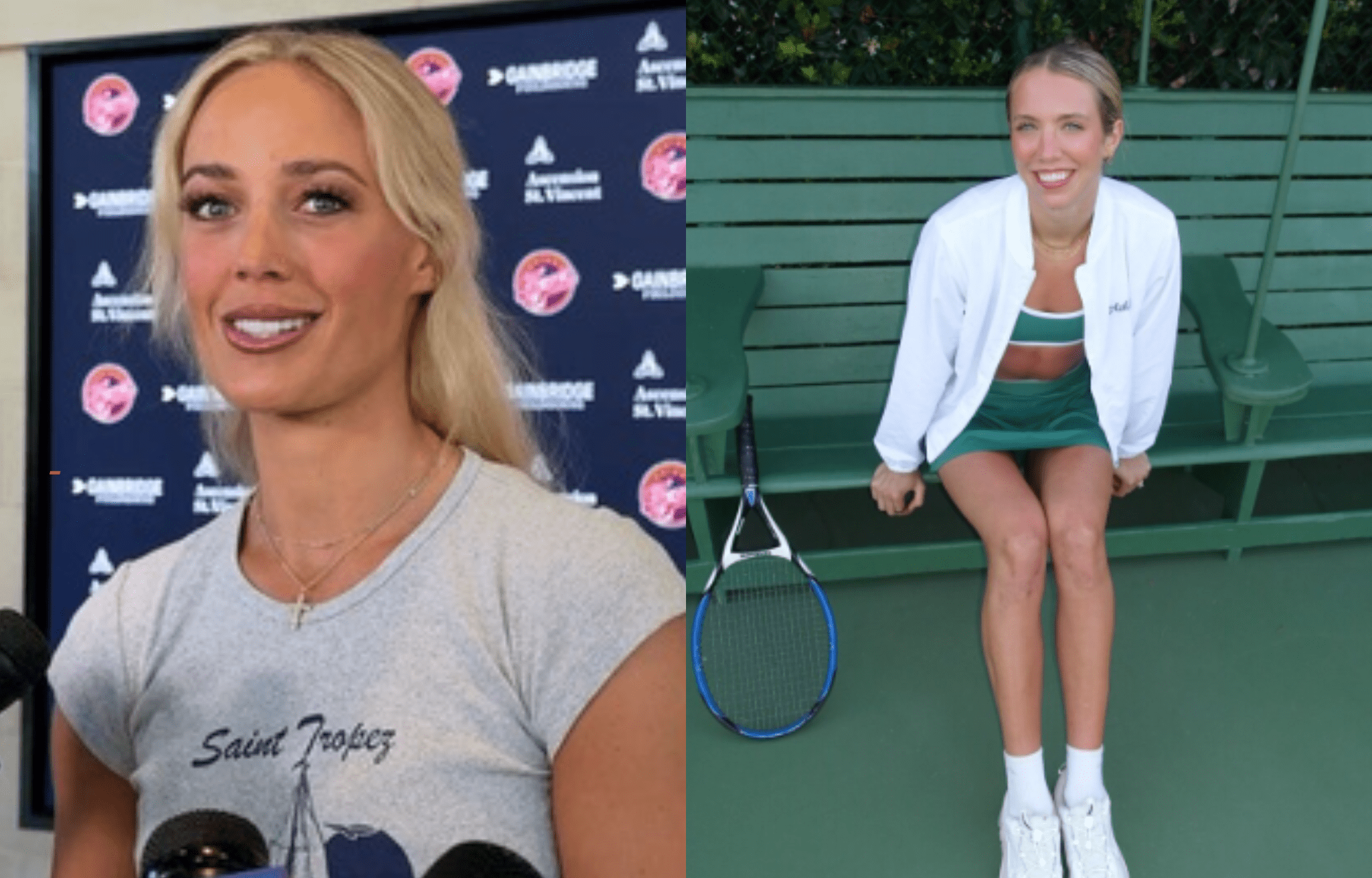 Sophie Cunningham Gushes Over Lexie Hull's Tennis Look In Photo Shoot