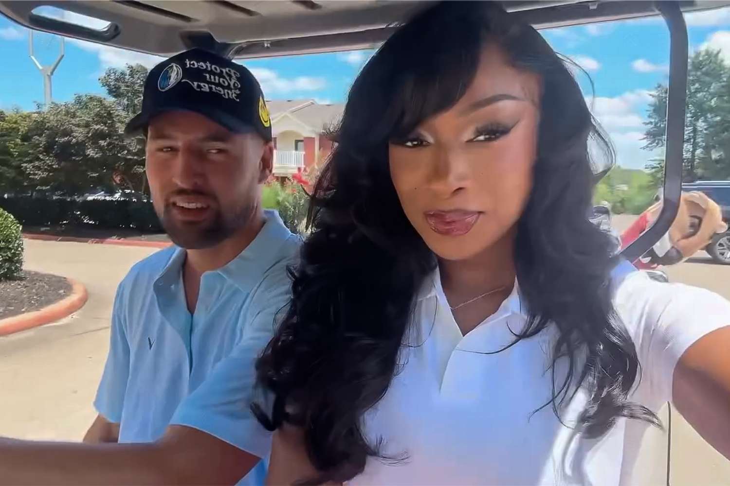 NBA Fans Go Wild Over Megan Thee Stallion And Klay Thompson's Viral Gym ...